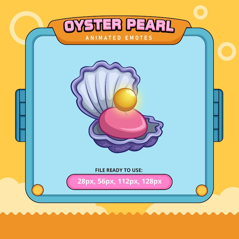Oyster Pearl Animated Emotes | Twitch Emotes | Kick Emotes | Emoji ...