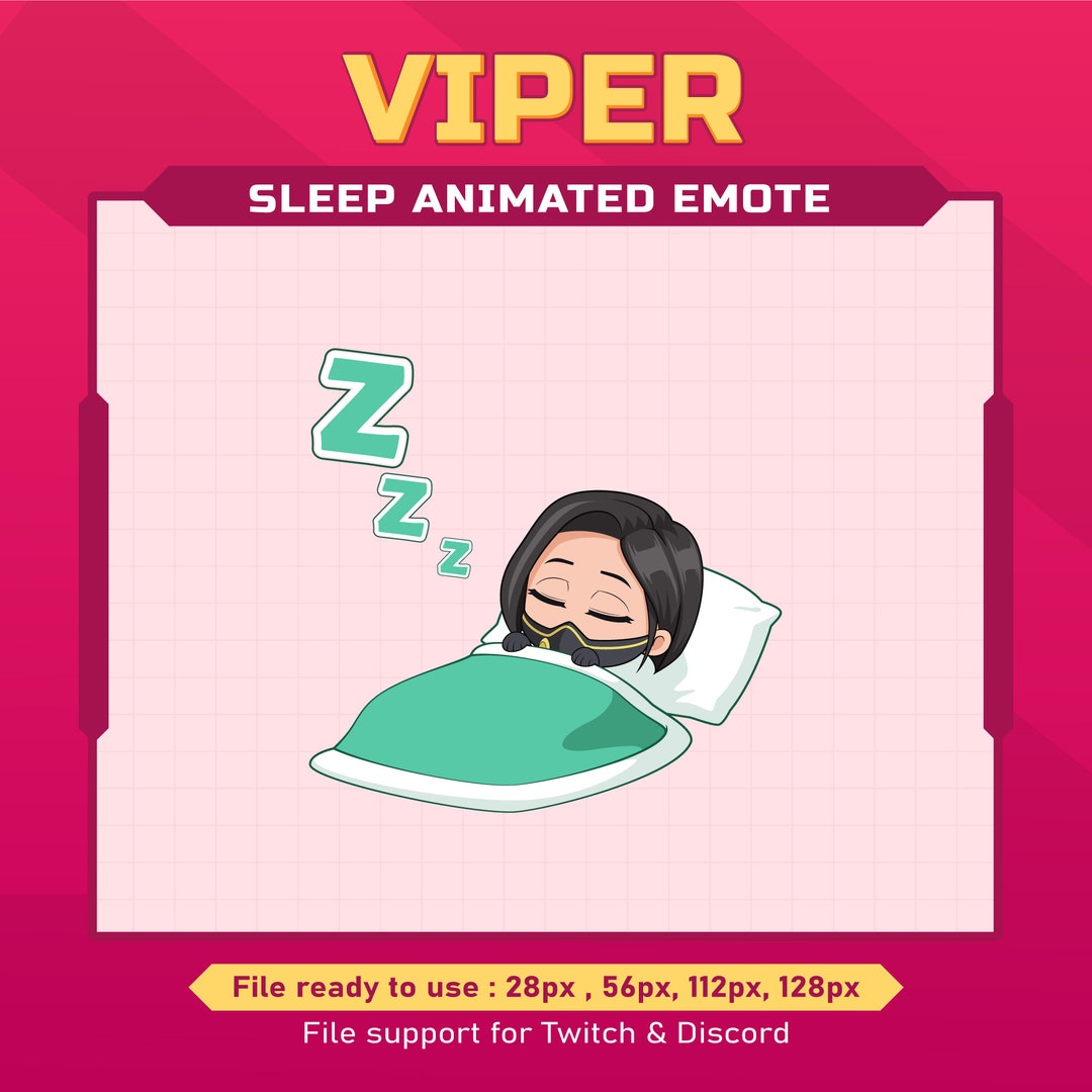 Viper Sleep Emote | Animated Twitch Emote (digital Download) - Etsy