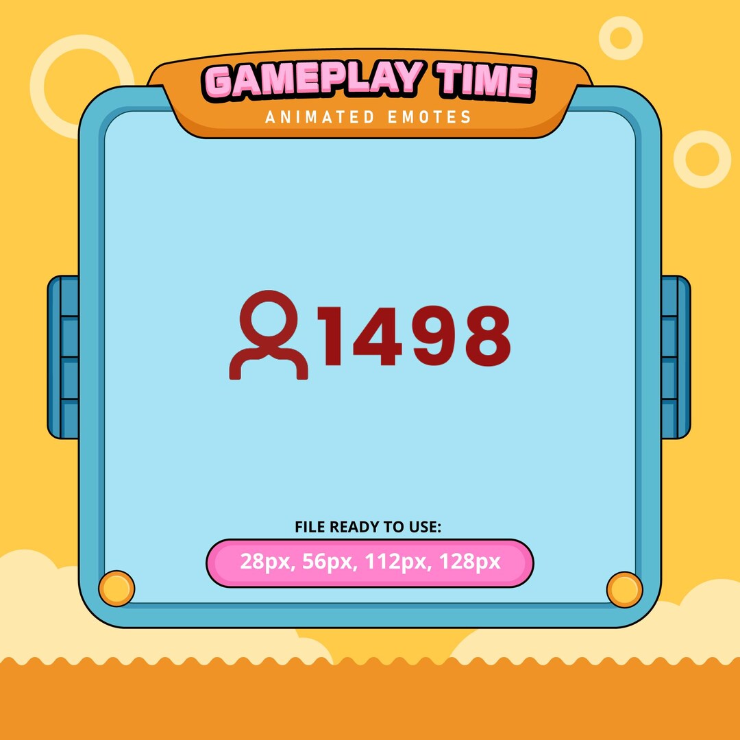 Gameplay Time Animated Emotes | Twitch Emotes | Kick Emotes | Emoji ...