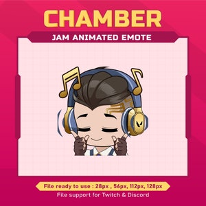 Chamber Jam Animated Emote | Twitch Valorant Emote (digital Download ...