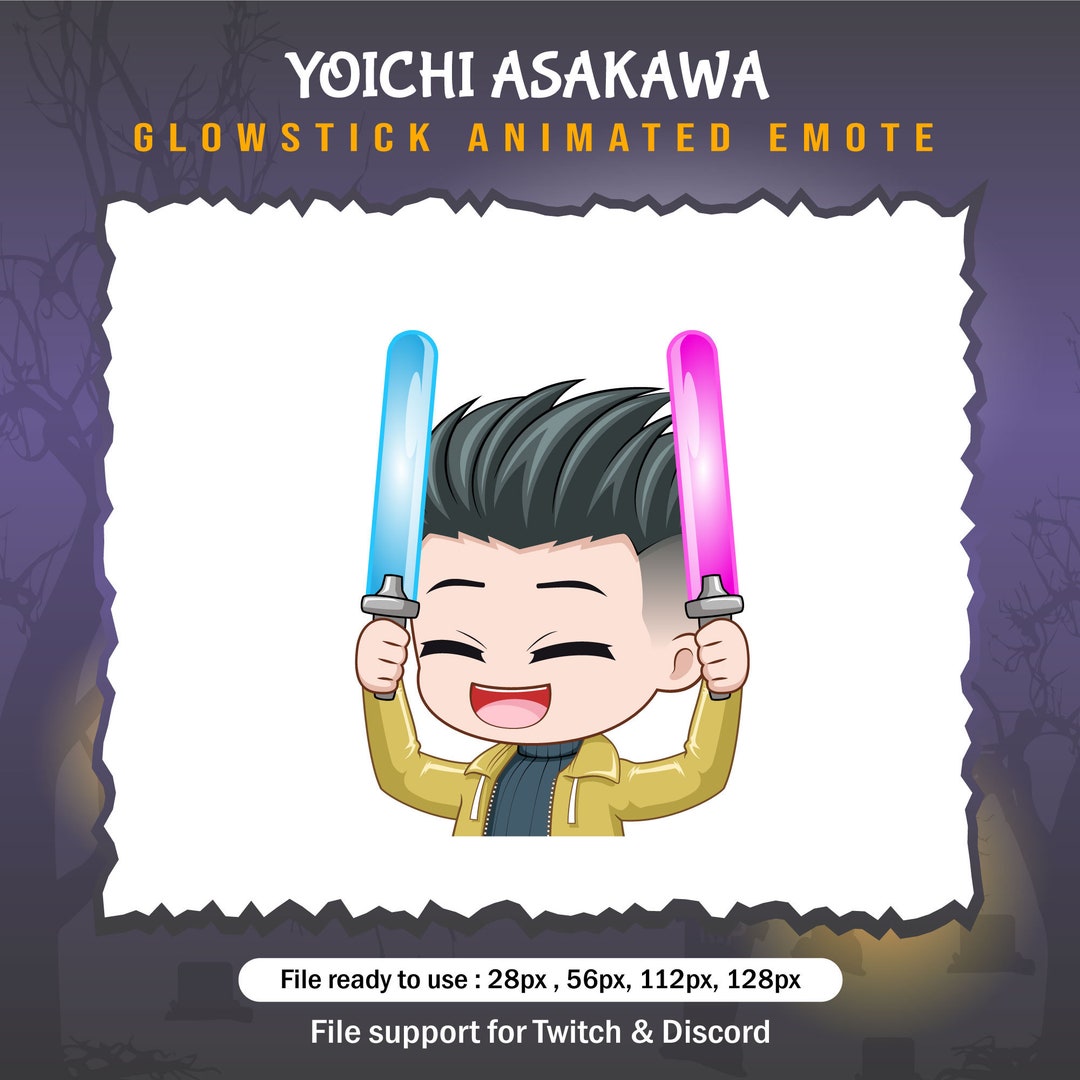 Yoichi Asakawa Dead by Daylight Glowstick Emote / DBD Twitch Emote - Etsy