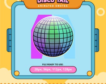 Animated Disco Ball Emote: Twitch, Discord, Youtube (digital Download ...