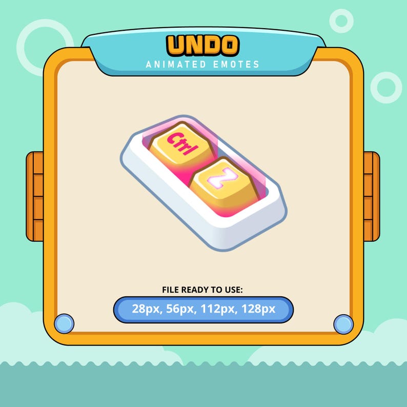 Undo Animated Emotes | Twitch Emotes | Kick Emotes | Emoji Discord - Etsy