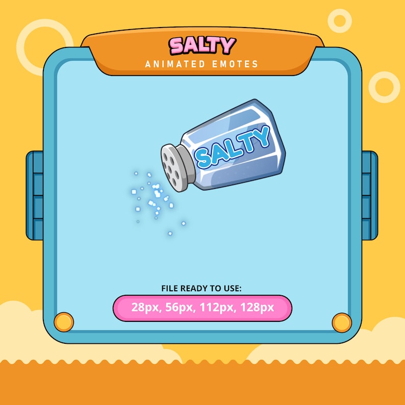 Salty Animated Emotes | Twitch Emotes | Kick Emotes | Emoji Discord - Etsy