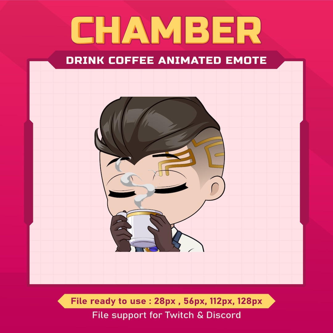 Chamber Drink Coffee Animated Emote for Twitch (digital Download) - Etsy