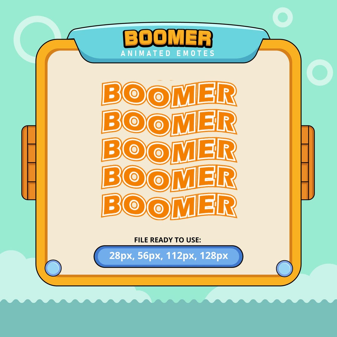 Boomer Animated Emotes | Twitch Emotes | Kick Emotes | Emoji Discord - Etsy