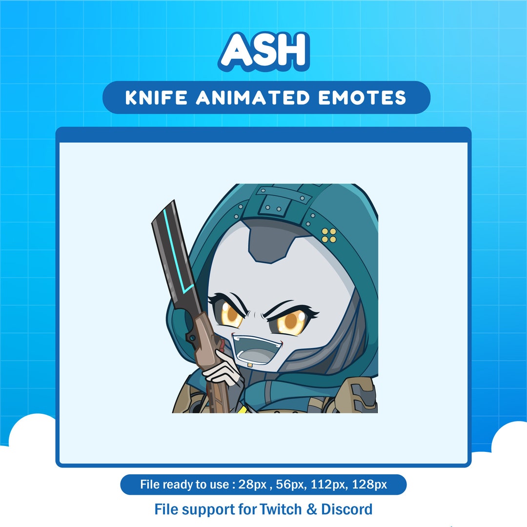 Ash Apex Legends Knife Emote for Twitch | Apex Animated Emotes - Etsy