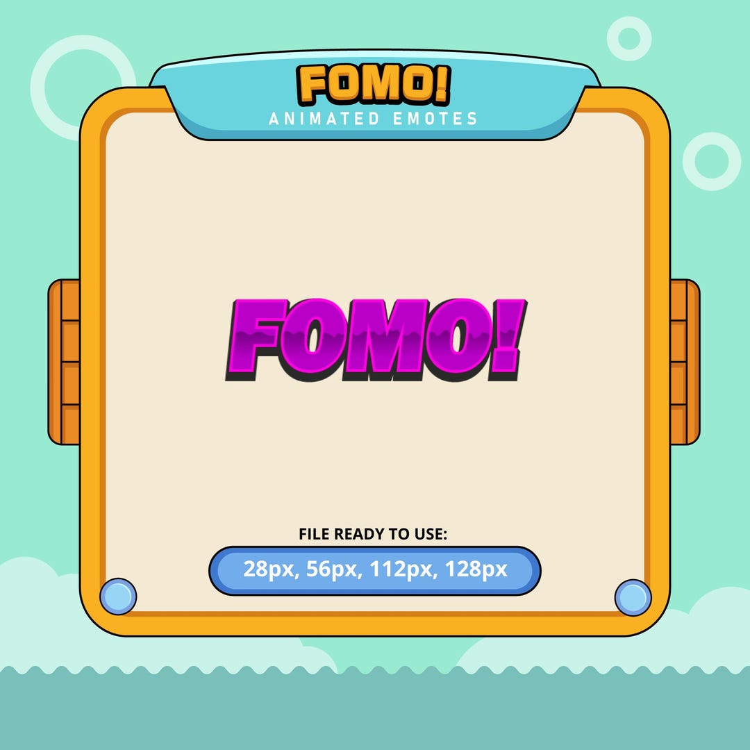 FOMO Animated Emotes | Twitch Emotes | Kick Emotes | Emoji Discord - Etsy