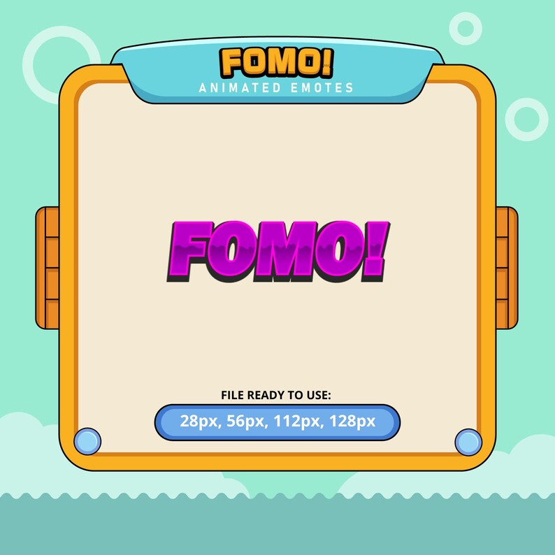 FOMO Animated Emotes | Twitch Emotes | Kick Emotes | Emoji Discord - Etsy