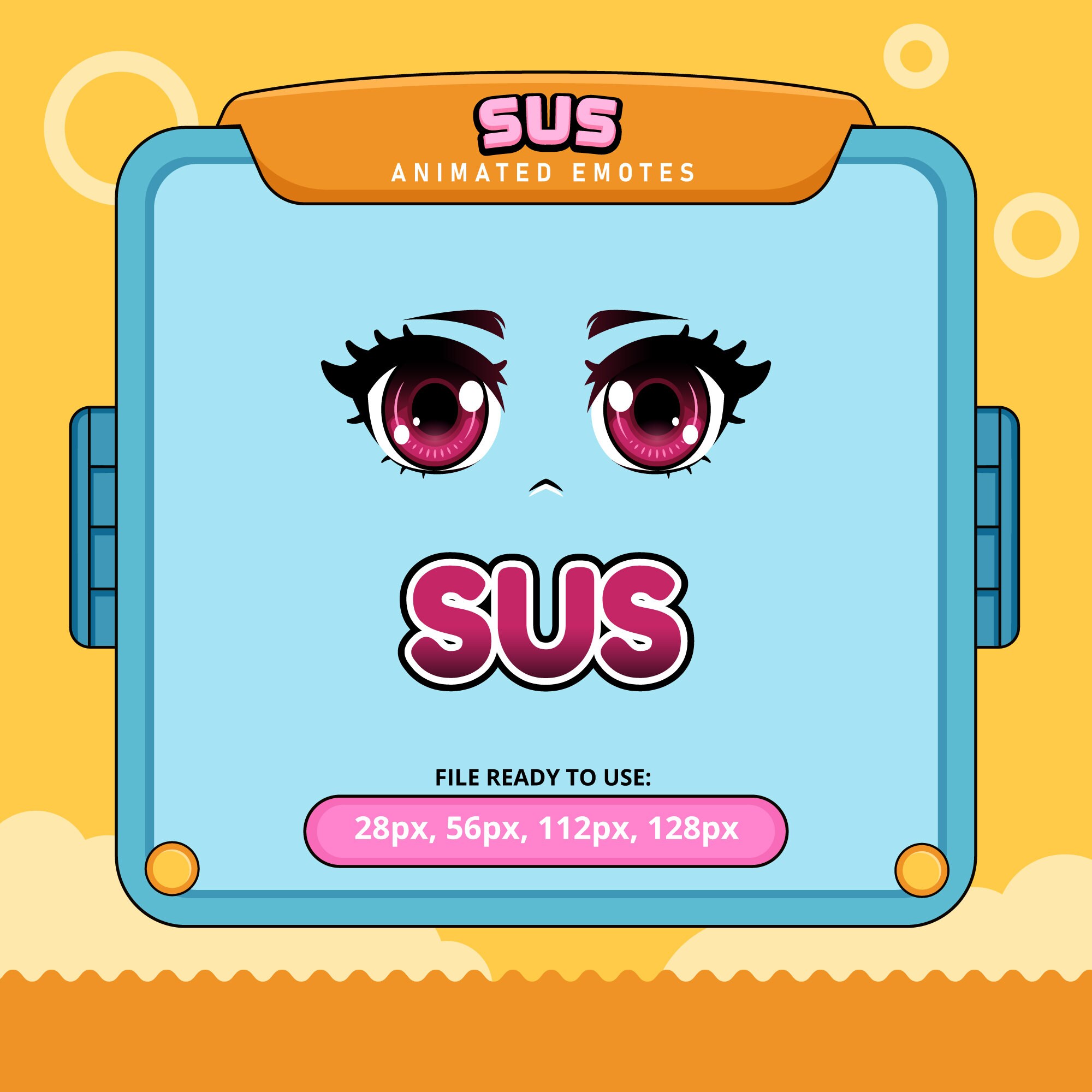 Sus Animated Emotes | Twitch Emotes | Kick Emotes | Emoji Discord - Etsy