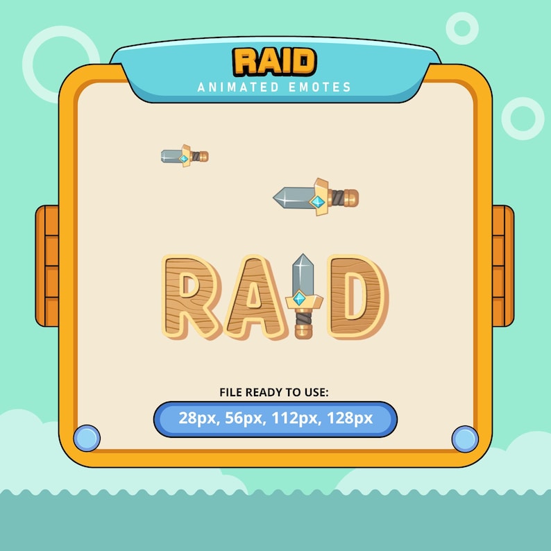 Raid Animated Emotes | Twitch, Discord (digital Download) - Etsy