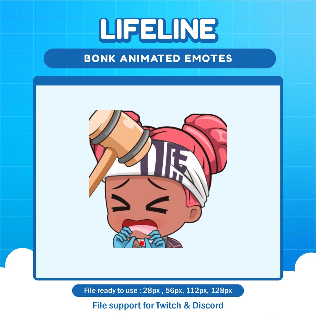 Lifeline Bonk Animated Emote for Twitch (digital Download) - Etsy