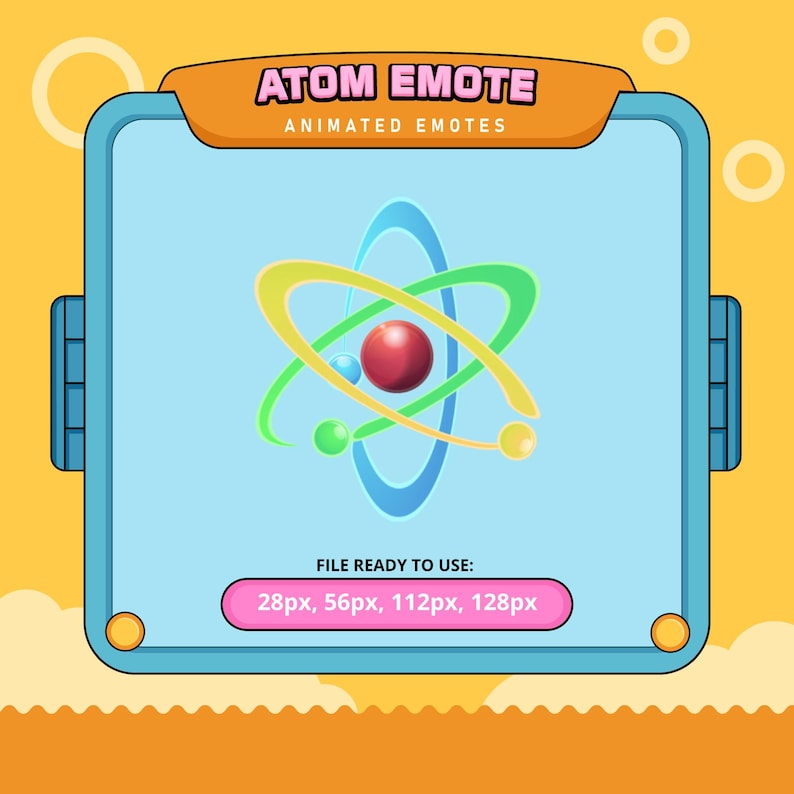 Atom Emote Animated Emotes | Twitch Emotes | Kick Emotes | Emoji ...