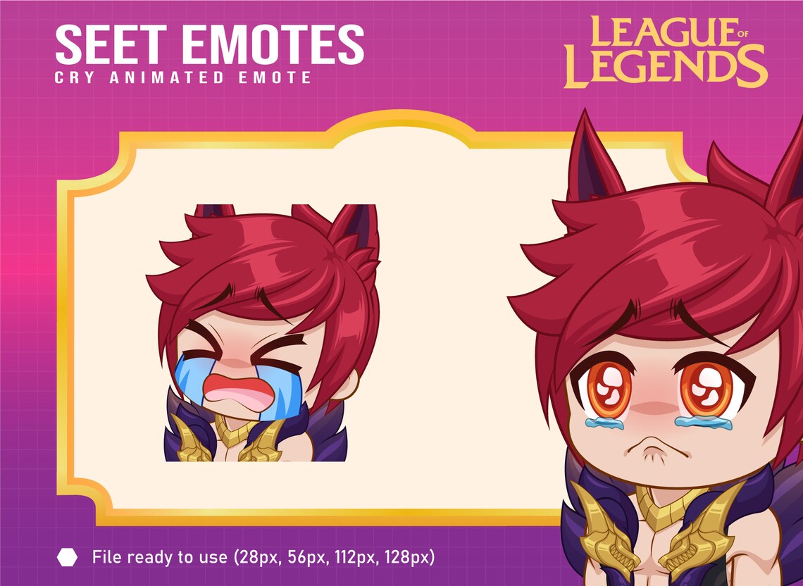 Sett League of Legends Cry Emote for Twitch League of Legends Animated ...