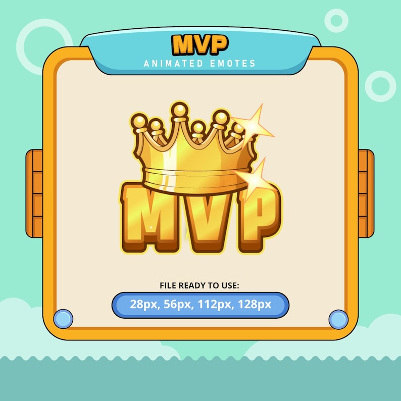 MVP Animated Emotes Twitch Emotes Kick Emotes Emoji Discord - Etsy
