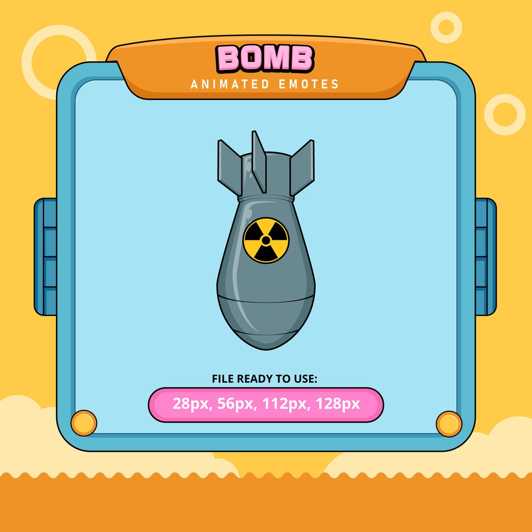 Bomb Animated Emotes | Twitch Emotes | Kick Emotes | Emoji Discord - Etsy