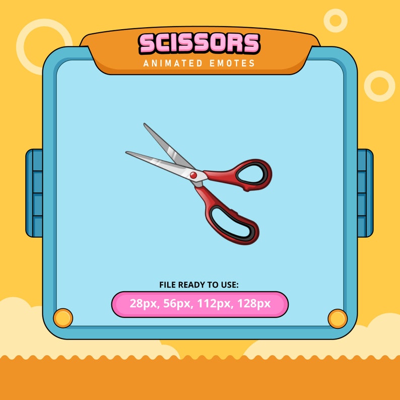 Scissor Animated Emote | Twitch, Discord (digital Download) - Etsy