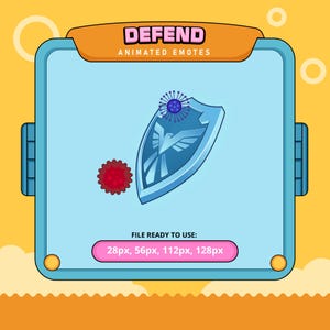 Defend Animated Emotes | Twitch Emotes | Kick Emotes | Emoji Discord - Etsy