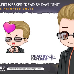 Albert Wesker Dead by Daylight Love Heart Emotes / DBD Twitch - Etsy