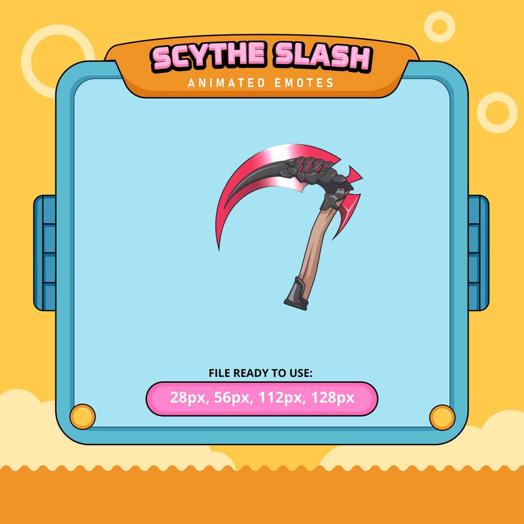 Scythe Slash Animated Emotes | Twitch Emotes | Kick Emotes | Emoji ...