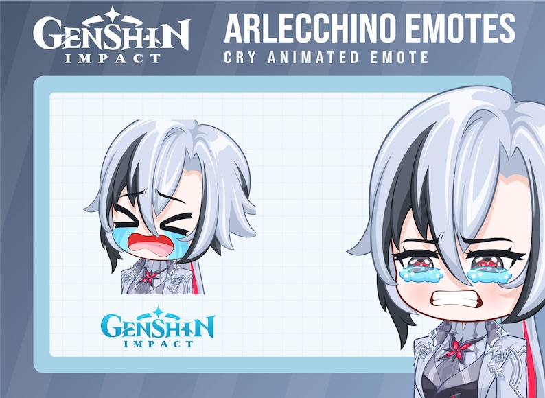 Arlecchino Genshin Impact Cry Emote / Genshin Impact Twitch Animated ...