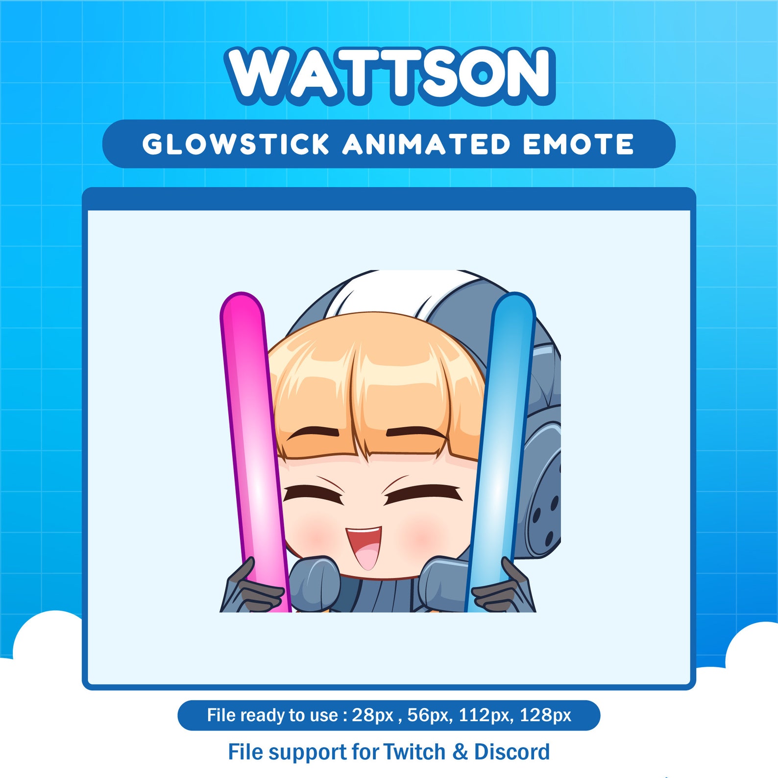 Wattson Apex Legends Glow Stick Emote for Twitch | Apex Animated Emotes ...