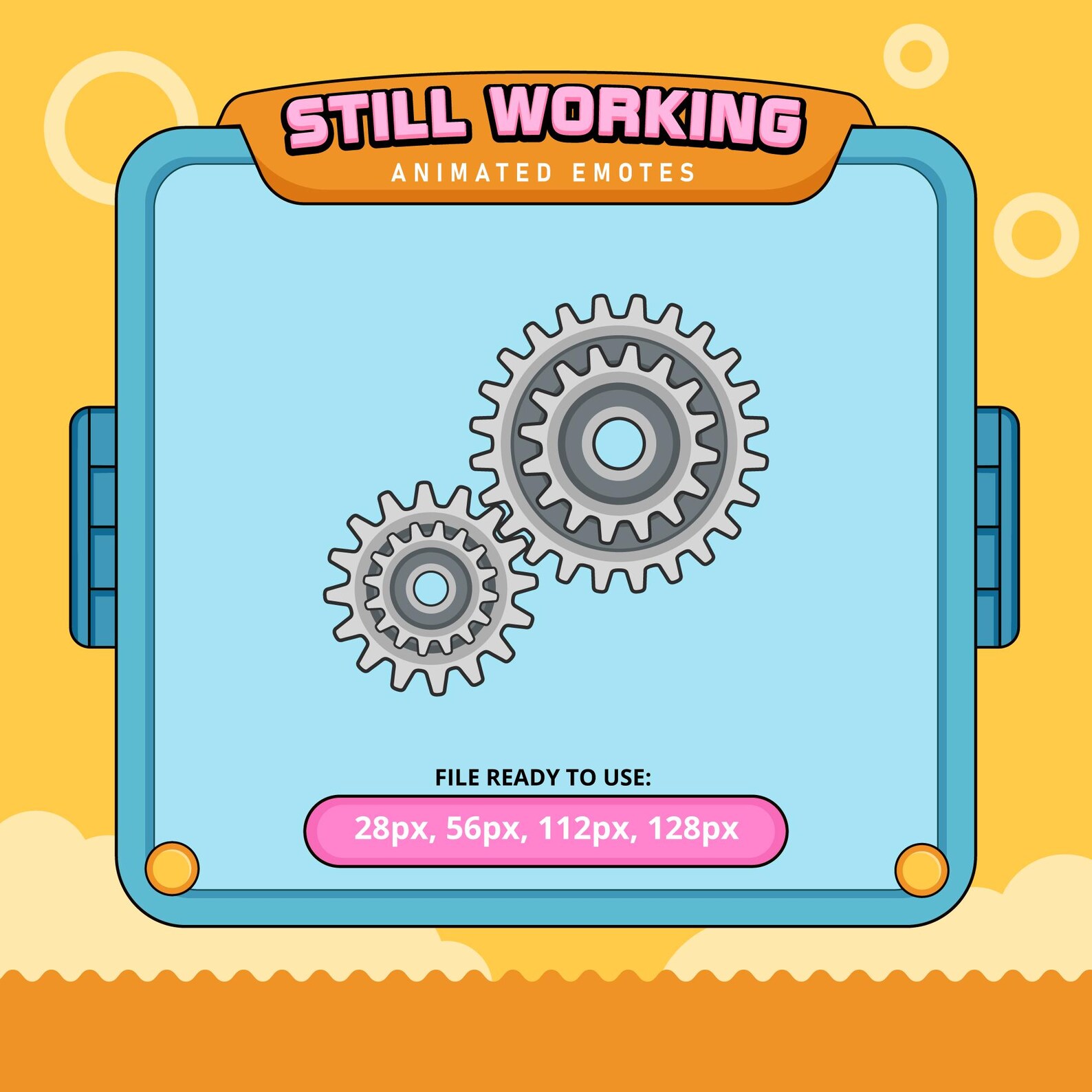 Still Working Animated Emotes | Twitch Emotes | Kick Emotes | Emoji ...