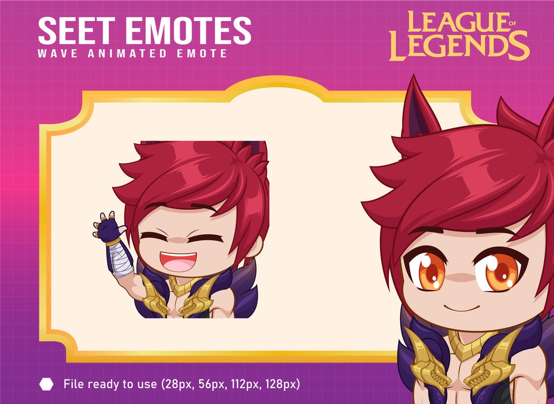 Sett League of Legends Wave Emote for Twitch League of Legends Animated ...
