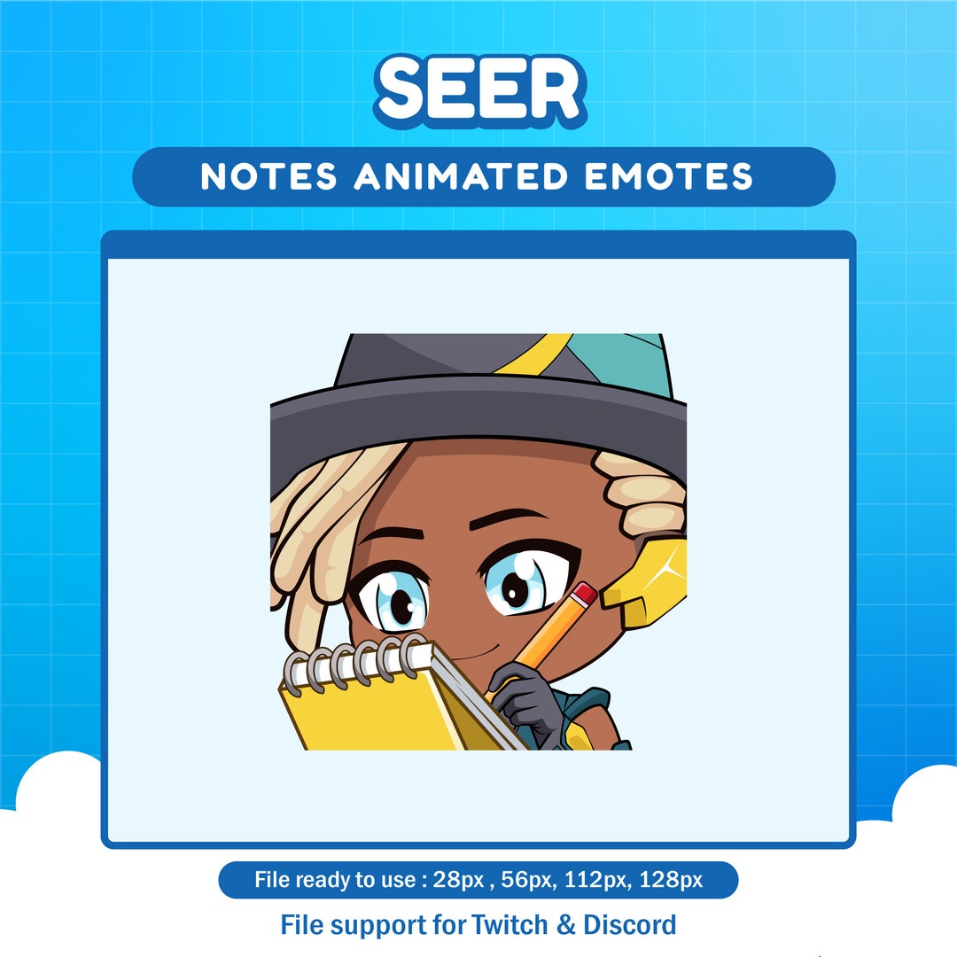 Seer Apex Legends Notes Emote for Twitch | Apex Animated Emotes - Etsy