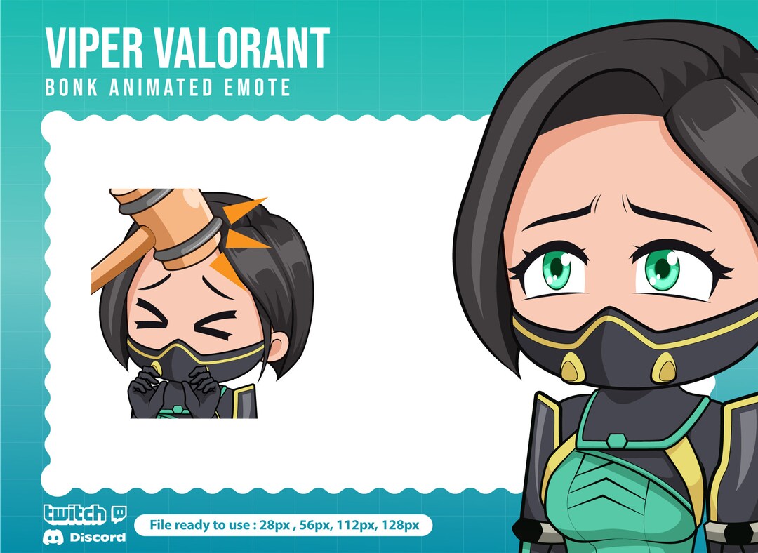 Viper Valorant Bonk Animated Emote for Twitch Twitch Animated Emotes - Etsy