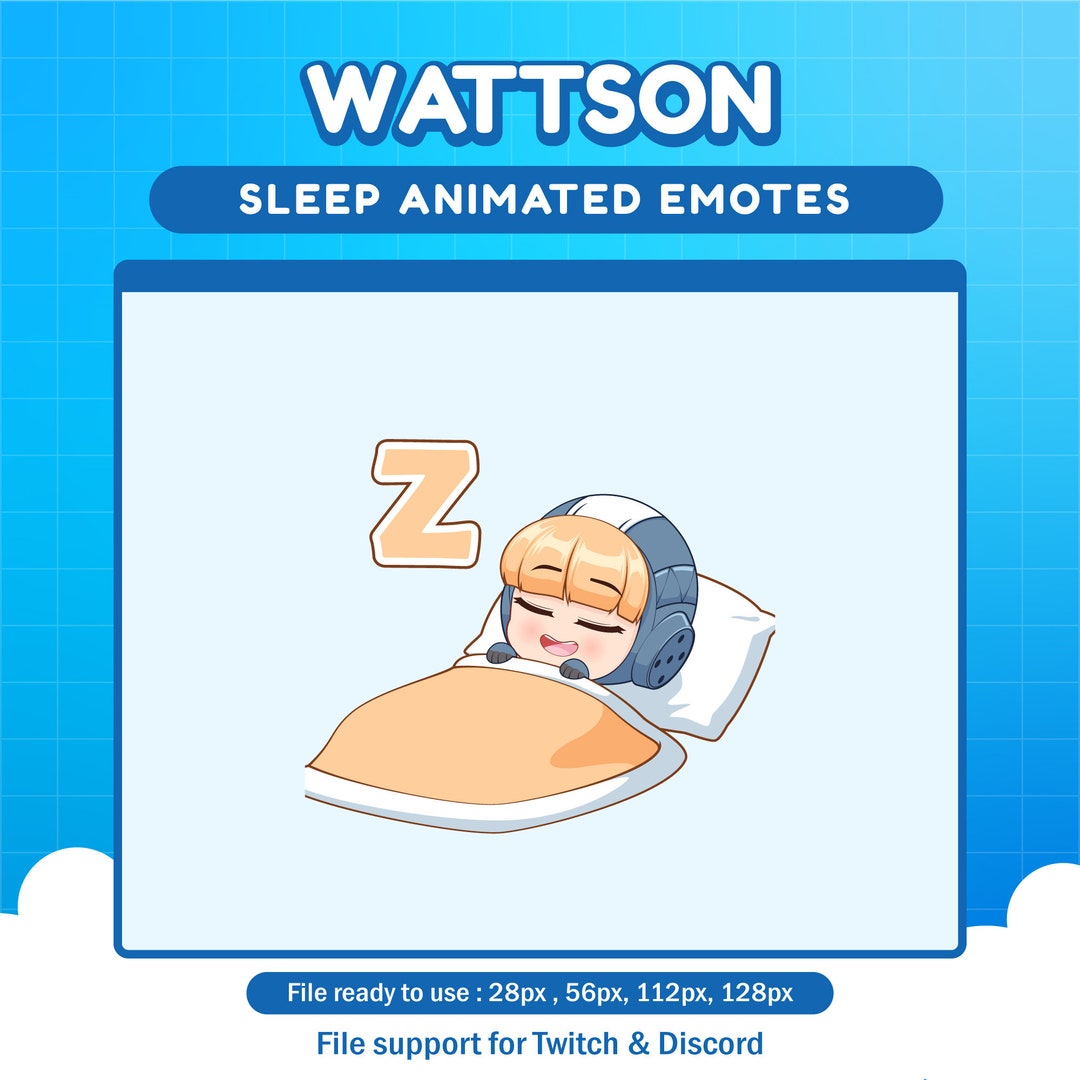 Wattson Apex Legends Sleep Emote for Twitch | Apex Animated Emotes - Etsy