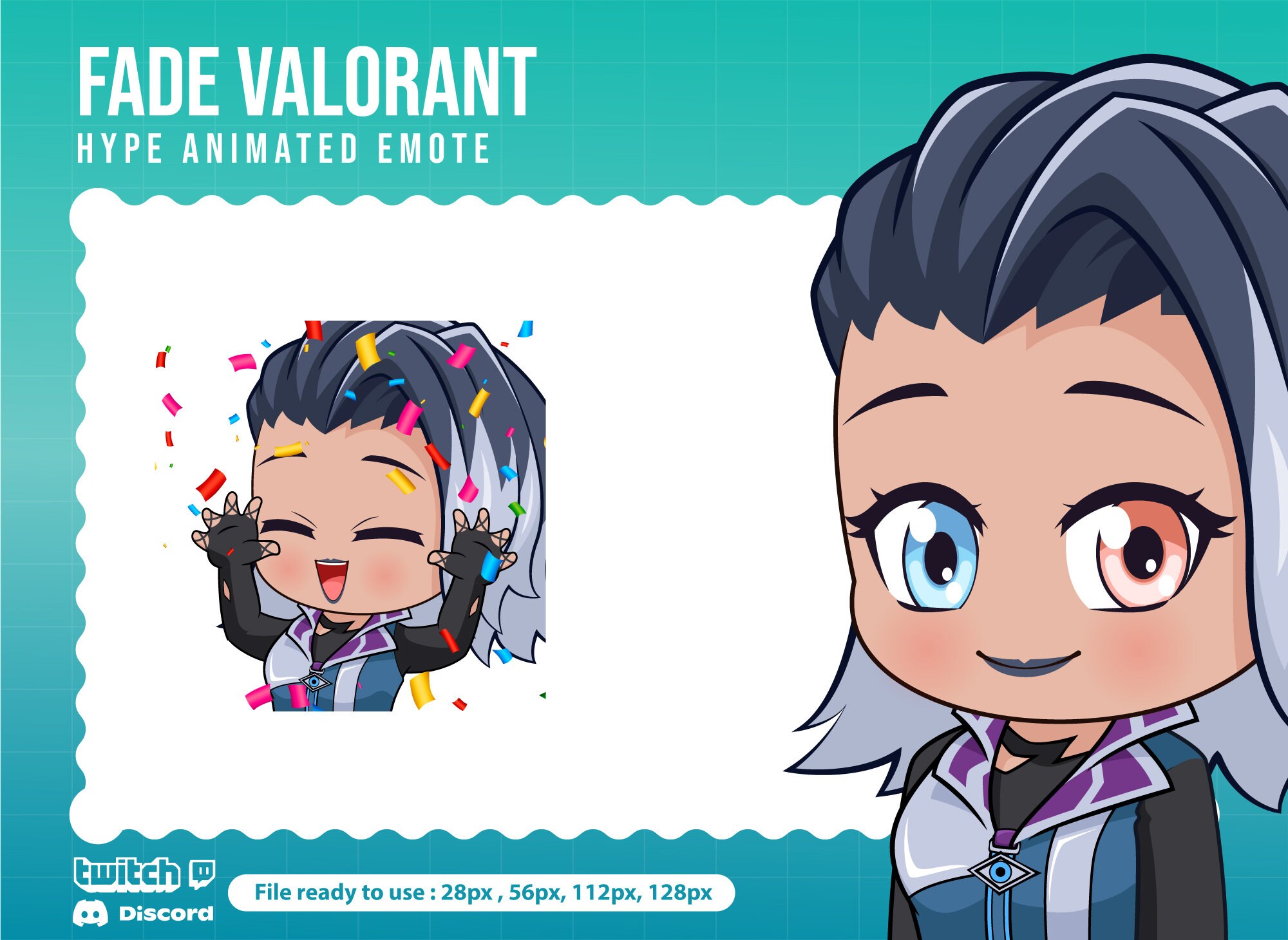 Fade Valorant Hype Animated Emote for Twitch Twitch Animated - Etsy
