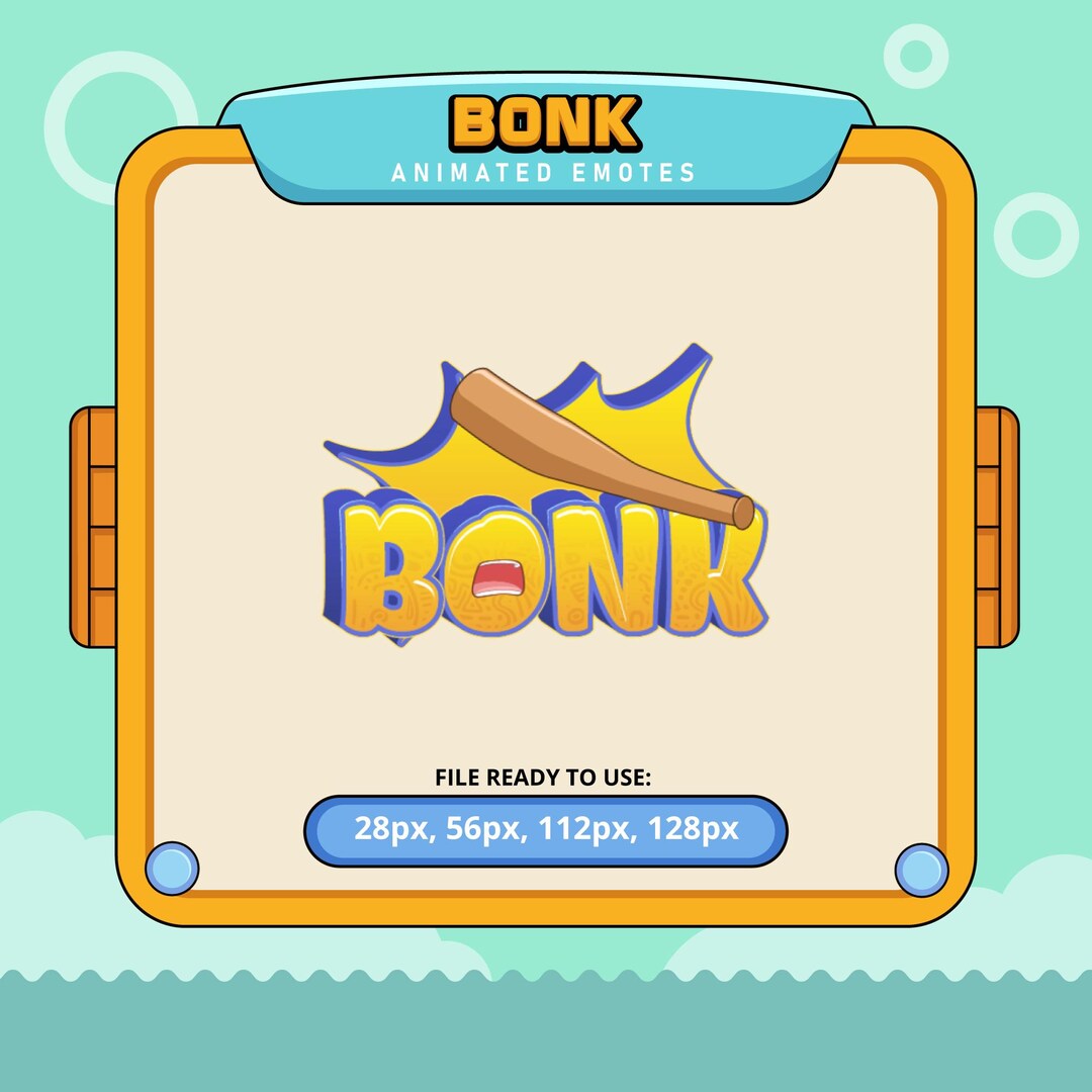 Bonk Animated Emotes | Twitch Emotes | Kick Emotes | Emoji Discord - Etsy