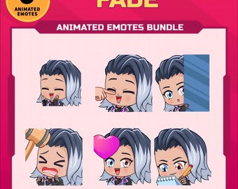 ANIMATED Fade Valorant Emote for Twitch or Discord Streamers, Valorant ...