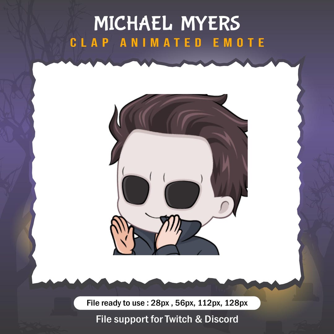 Michael Myers Dead by Daylight Clap Emotes / DBD Twitch Emote - Etsy