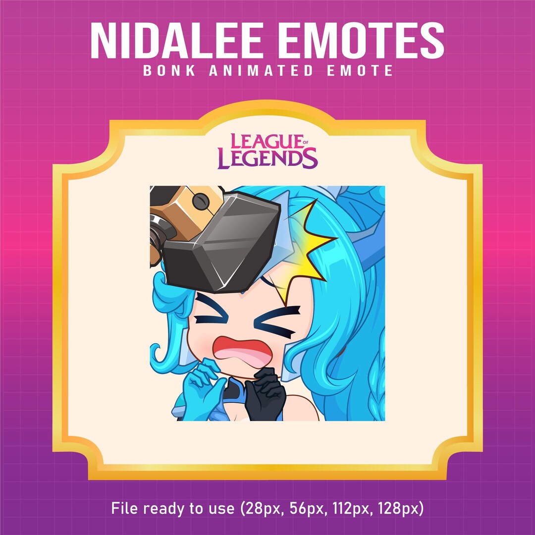 Ezreal Bonk Animated Emote for Twitch | League of Legends (digital ...