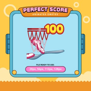 Perfect Score Animated Emotes | Twitch Emotes | Kick Emotes | Emoji ...