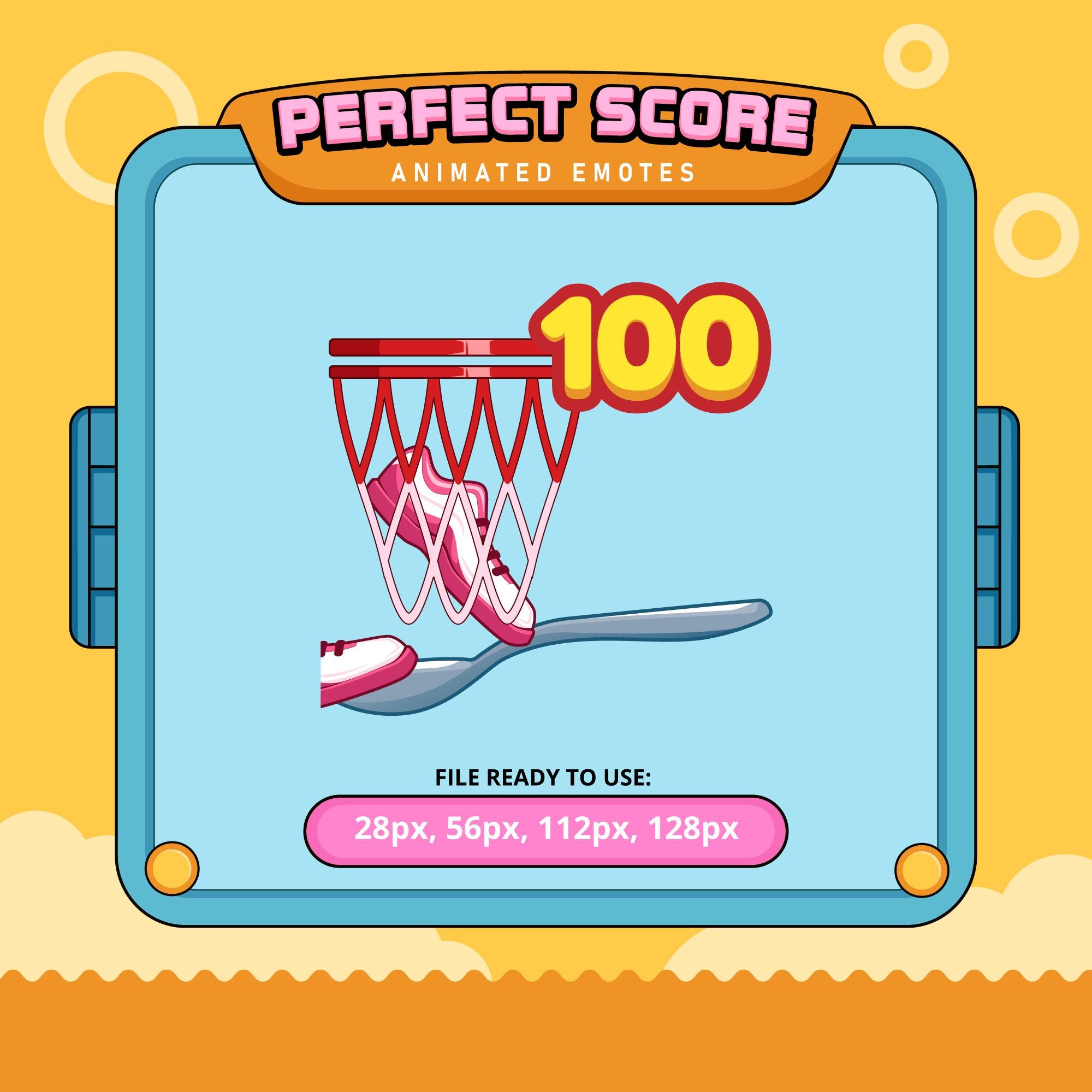 Perfect Score Animated Emotes | Twitch Emotes | Kick Emotes | Emoji ...