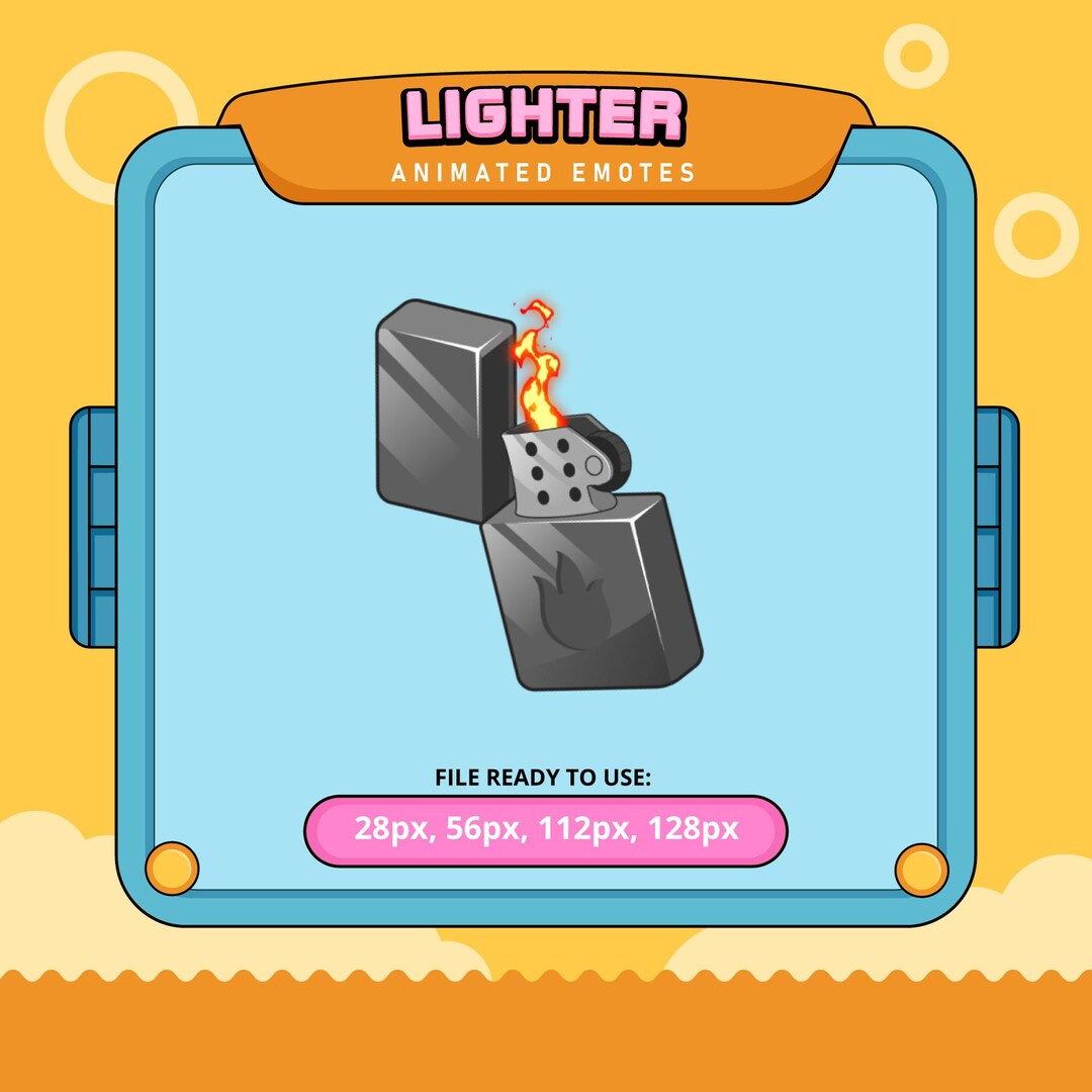 Lighter Animated Emotes Twitch Emotes Kick Emotes Emoji Discord - Etsy