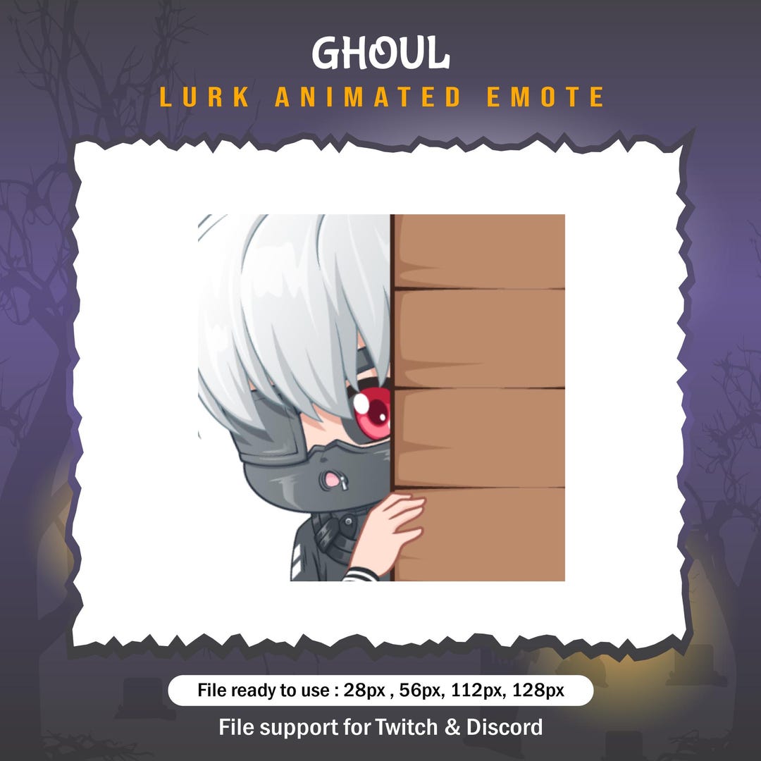 Ghoul Dead by Daylight Lurk Emotes / DBD Twitch Emote - Etsy