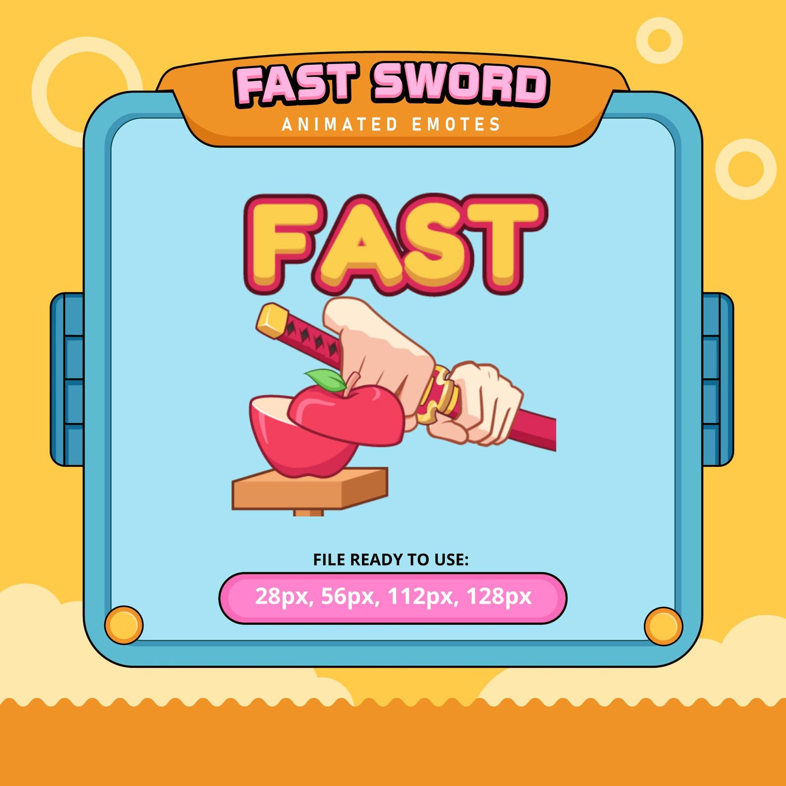 Fast Sword Animated Emotes Twitch Emotes Kick Emotes Emoji Discord - Etsy