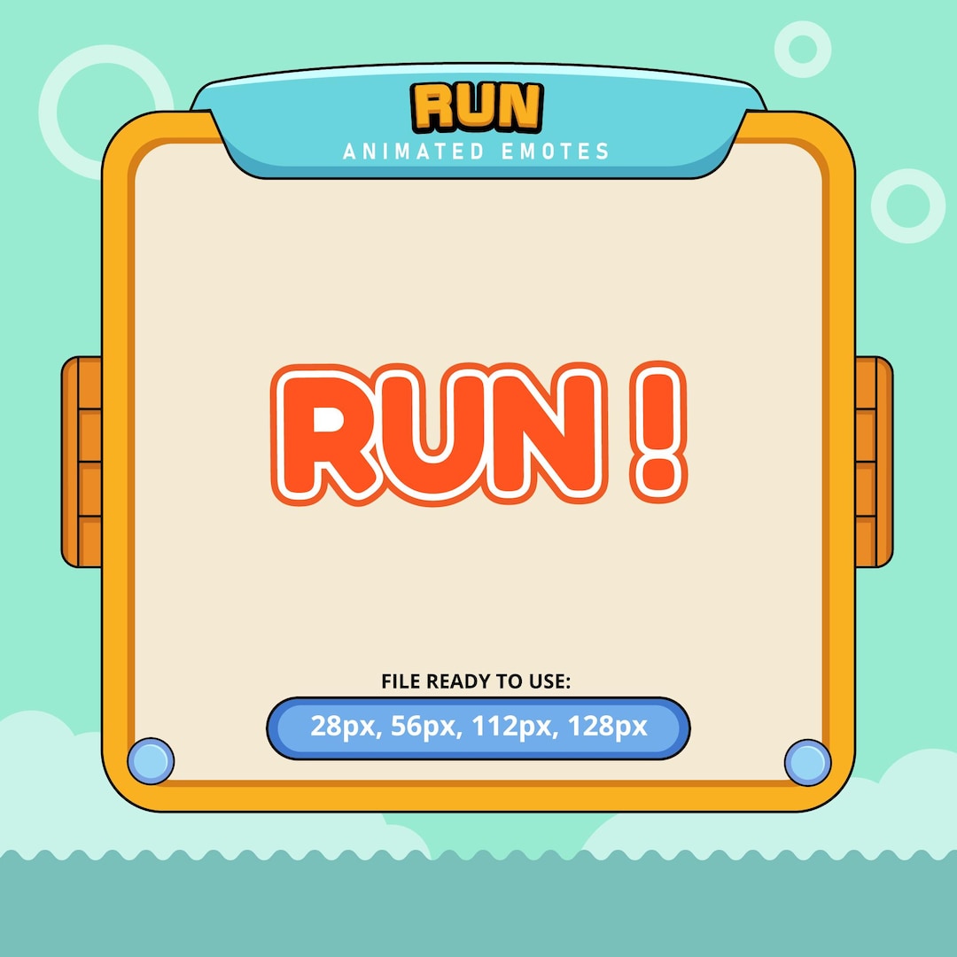 Run Animated Emotes | Twitch Emotes | Kick Emotes | Emoji Discord - Etsy