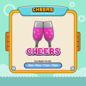 Cheers Animated Emotes | Twitch Emotes | Kick Emotes | Emoji Discord - Etsy