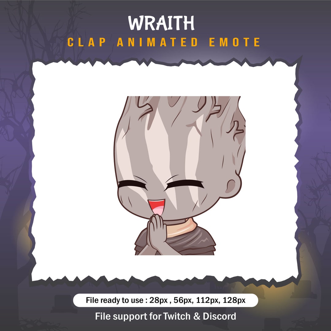 Wraith Dead by Daylight Clap Emote / DBD Twitch Emote - Etsy