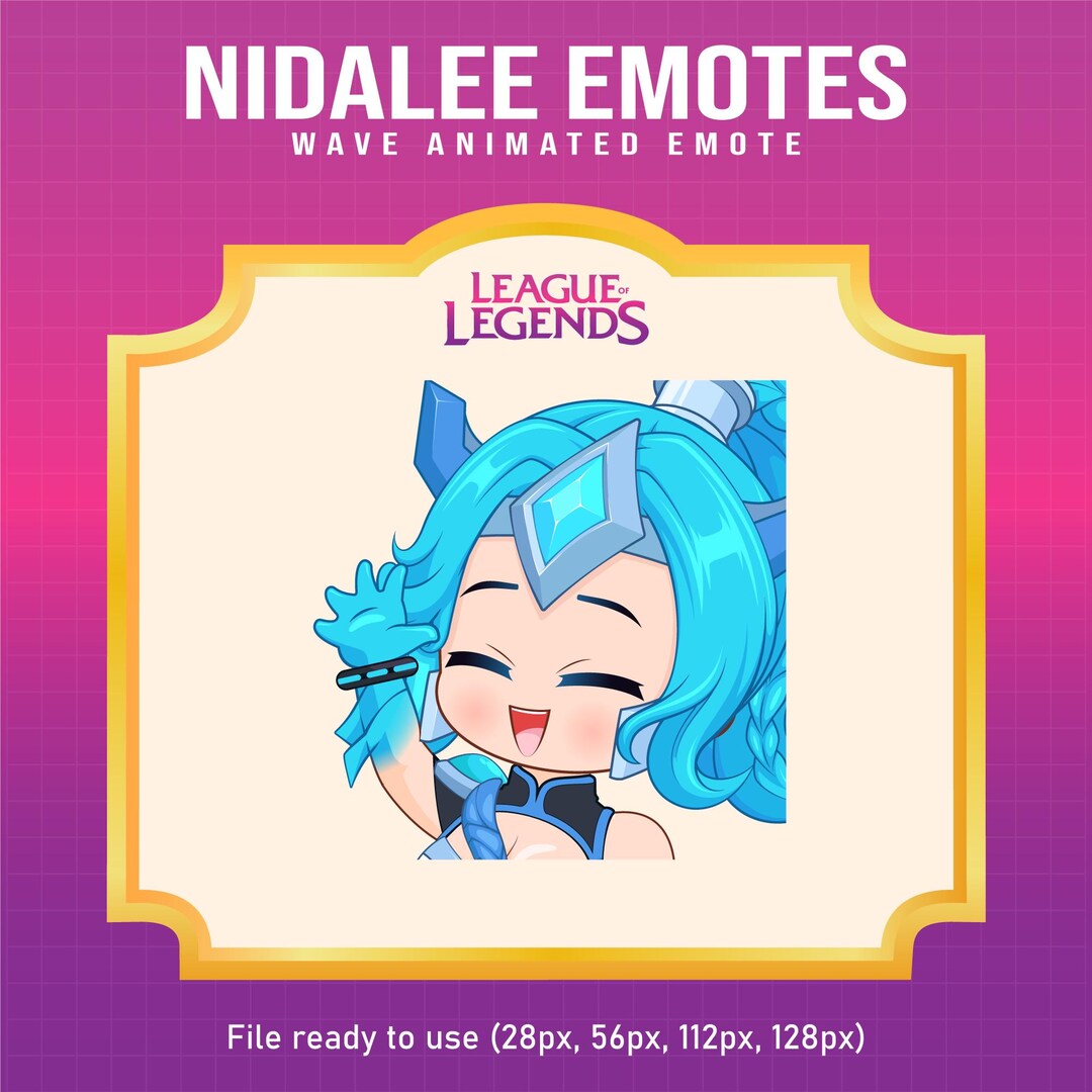 Nidalee League of Legends Wave Emote for Twitch | League of Legends ...