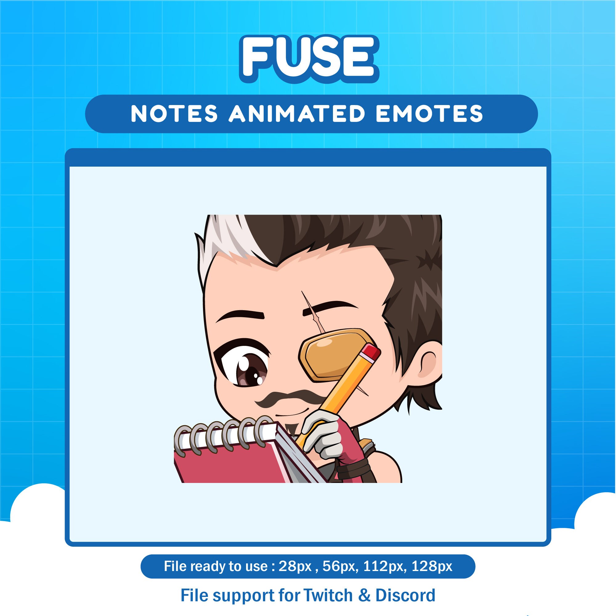Fuse Apex Legends Notes Emote for Twitch Apex Animated Emotes - Etsy
