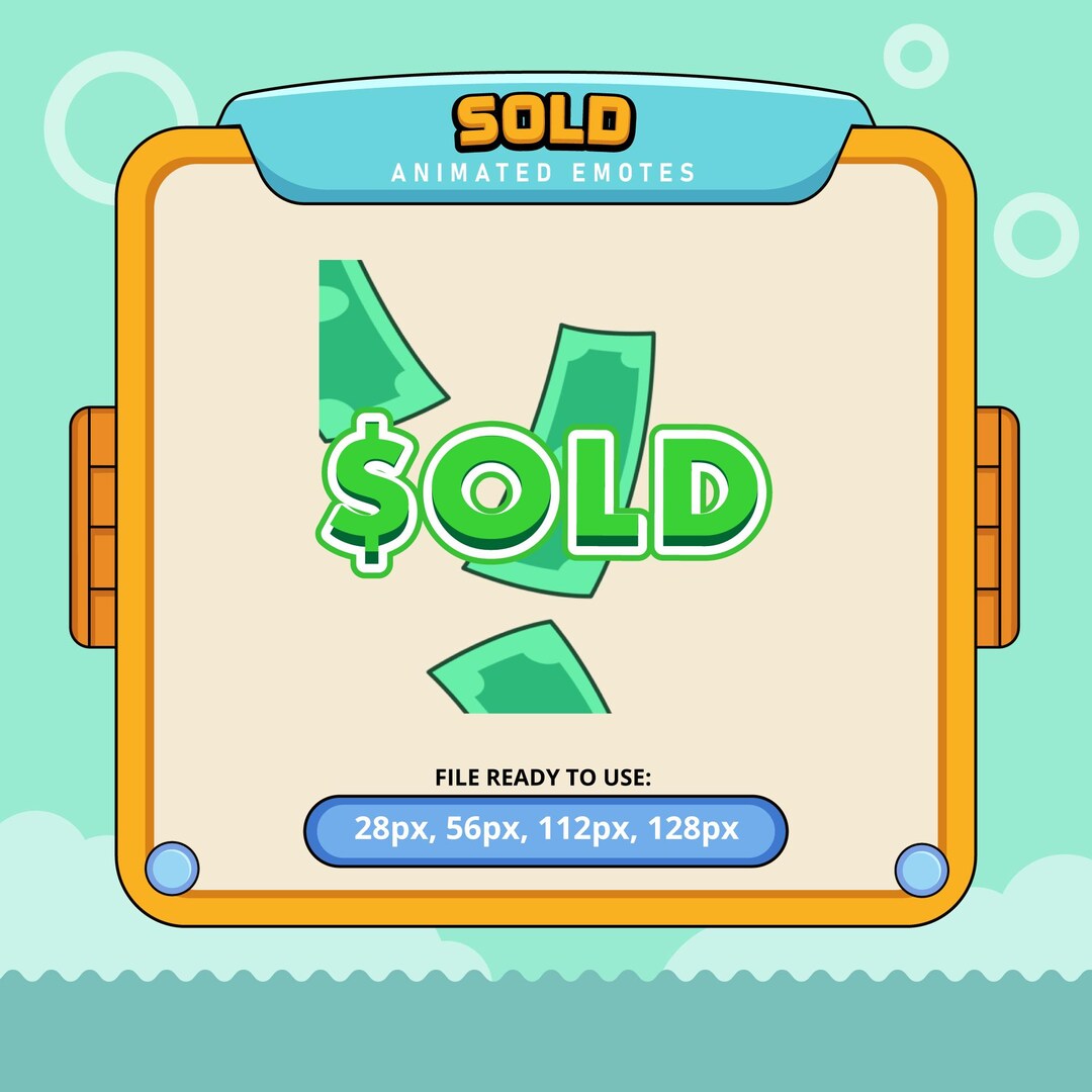 Sold Animated Emotes | Twitch Emotes | Kick Emotes | Emoji Discord - Etsy