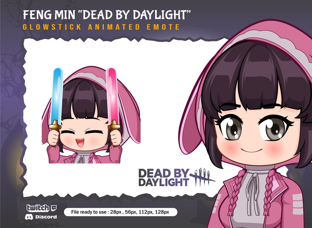 Feng Min Dead by Daylight Glowstick Emote / DBD Twitch Emote - Etsy