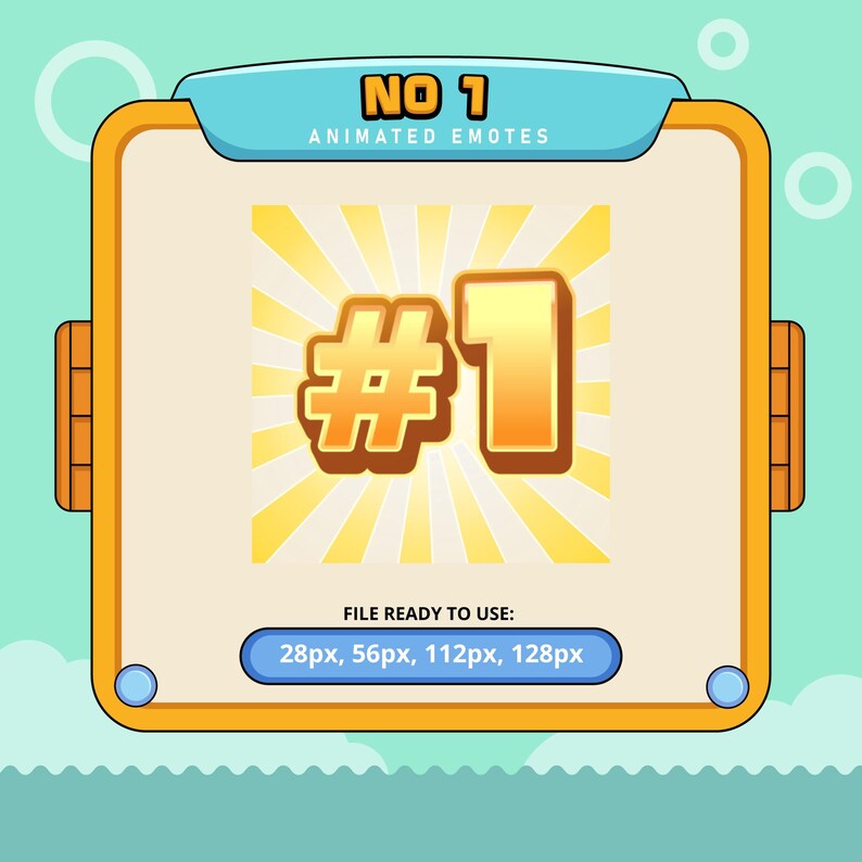 No 1 Animated Emote | Twitch, Discord (digital Download) - Etsy