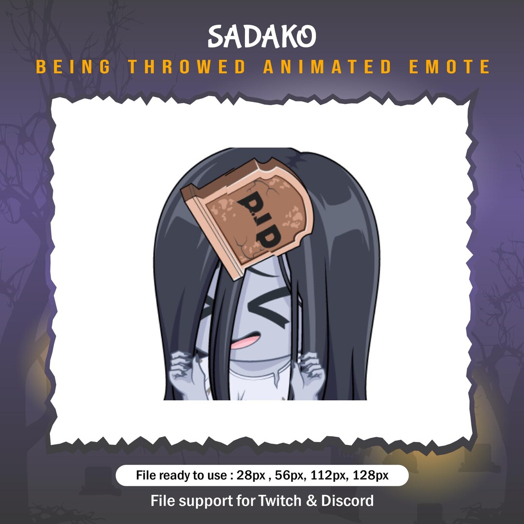 Sadako Dead by Daylight Being Throwed Emotes / DBD Twitch Emote - Etsy